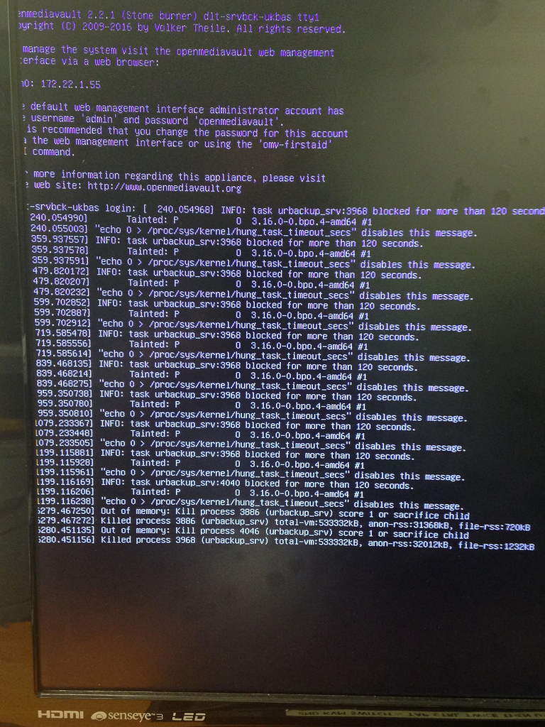 Urbackup Server Hangs After A While Server Urbackup Discourse
